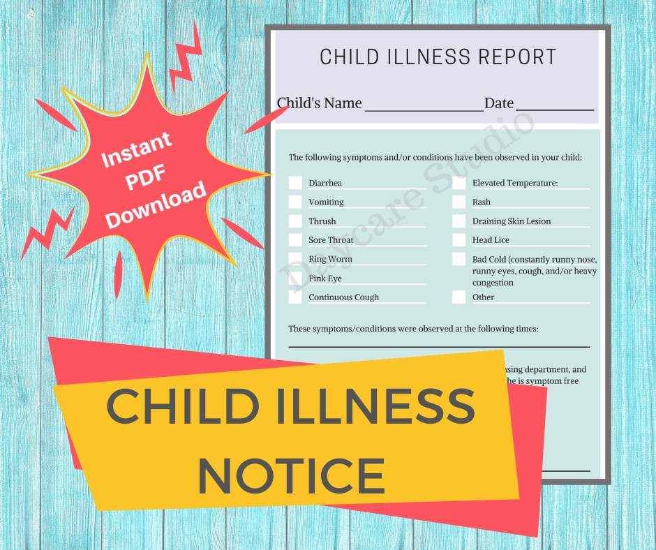 Health Screening Questions | Daycare Forms | Daycare Templates ...