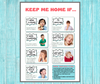Keep Area Clean Signs- 3 Printable Signs for Fridge, Microwave, and ...