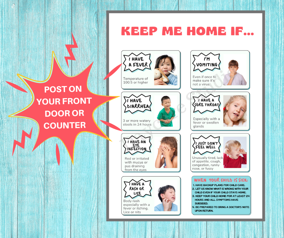 DAYCARE CENTER SIGNS/Childcare Printable Signs for Preschool and ...