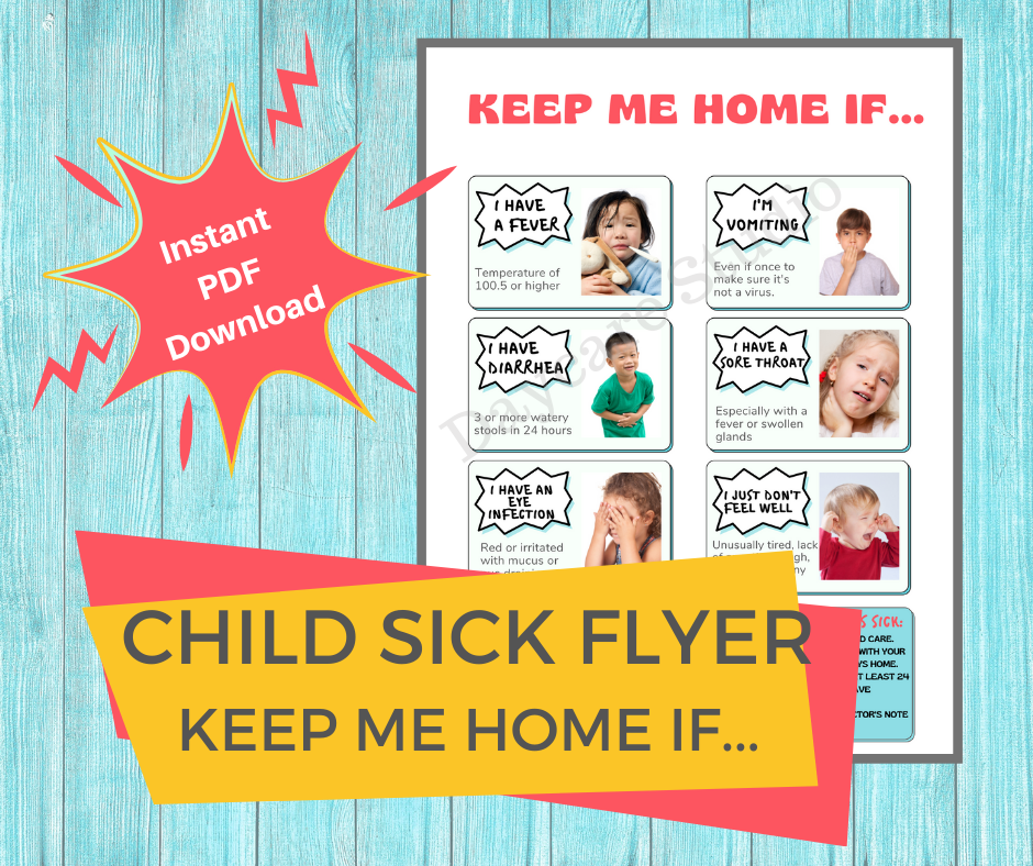 Diaper Changing Steps- Daycare Printable Diapering & Pull-Up Changing ...