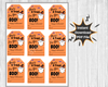 Halloween Gift Tags Printable / Cute Owl Treat Gift Tags / Cookie and ...