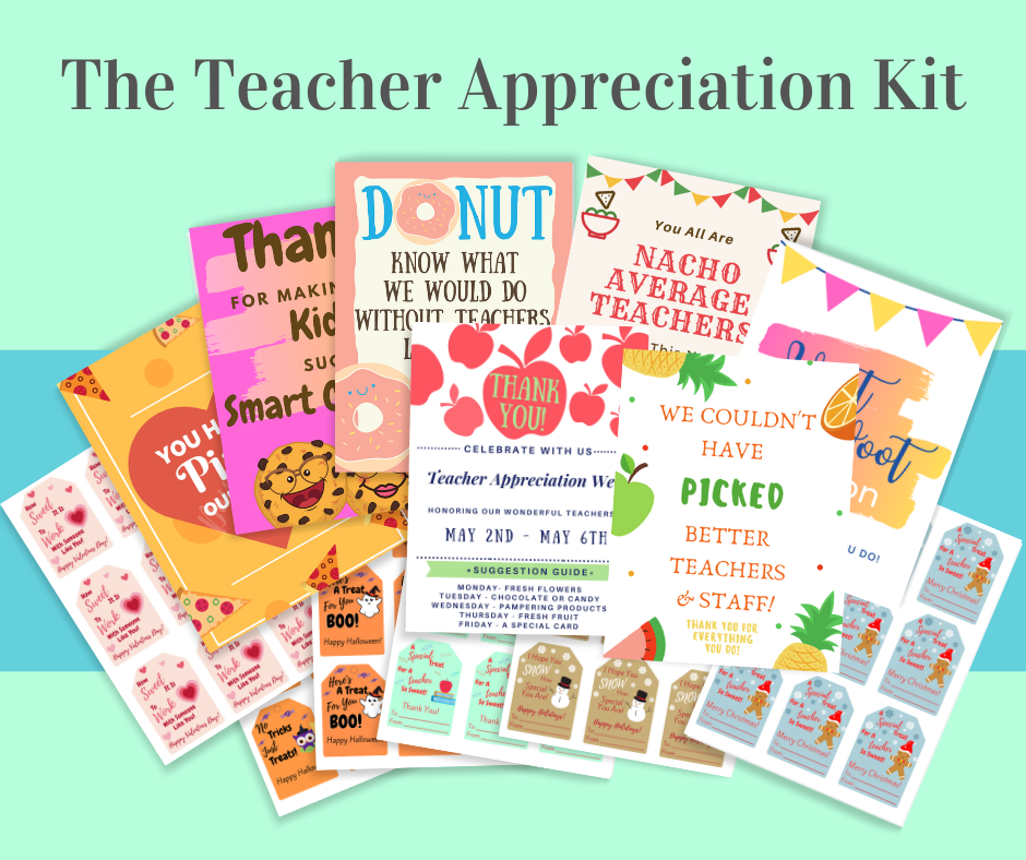 Teacher Appreciation Week Flyer | Teacher Thank You Instant Digital ...