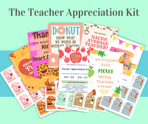 Teacher Appreciation Week Flyer | Teacher Thank You Instant Digital ...