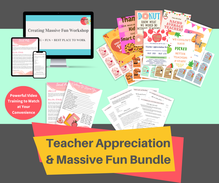 Donut Teacher Appreciation Week Flyer | Teacher Thank You Instant ...
