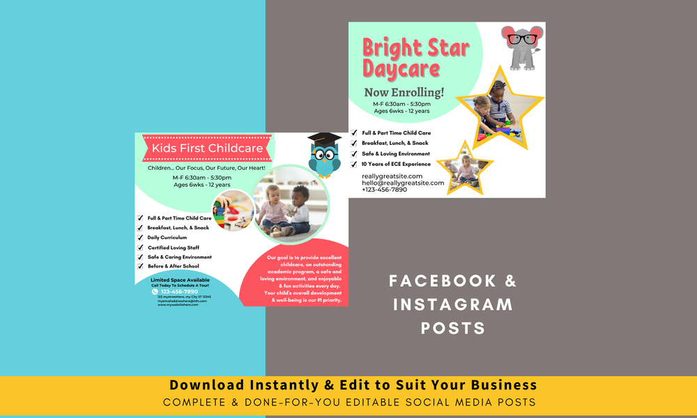 Daycare Business Plan Template | Start Your Own Child Care Center ...