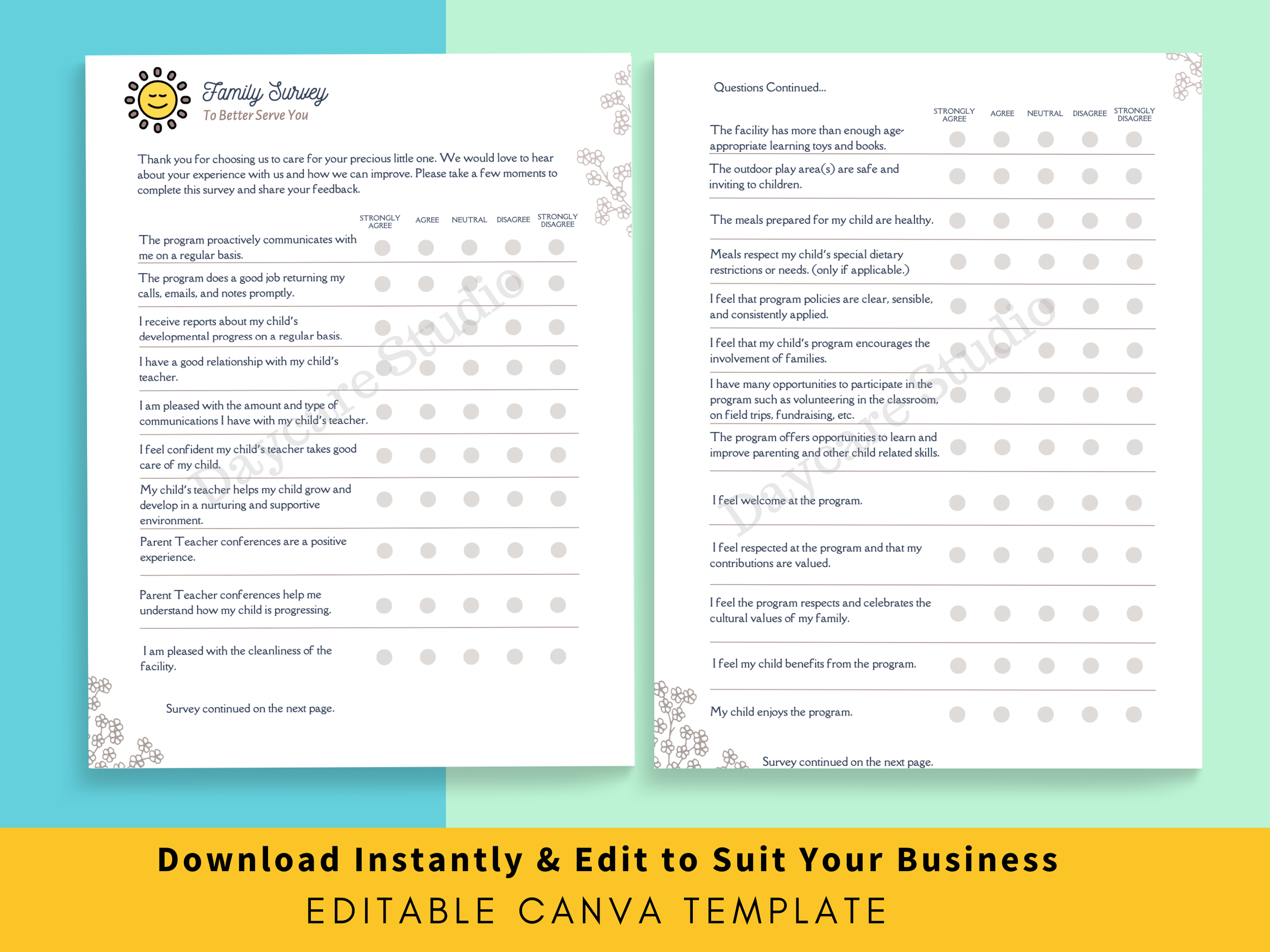 BITING REPORT- Daycare Printable Child Incident Report /Preschool ...