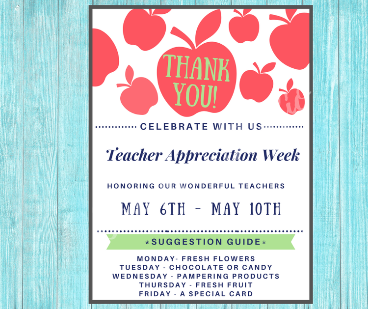 Donut Teacher Appreciation Week Flyer | Teacher Thank You Instant ...