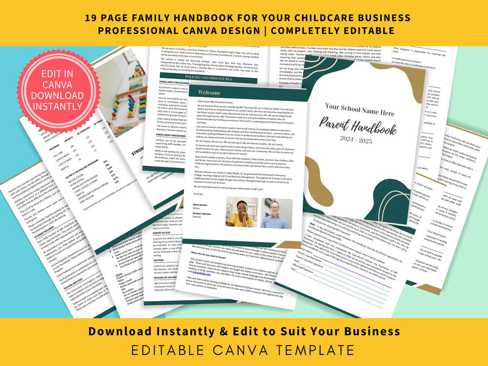 Daycare Policies & Procedures | Child Care Forms — Daycare Studio