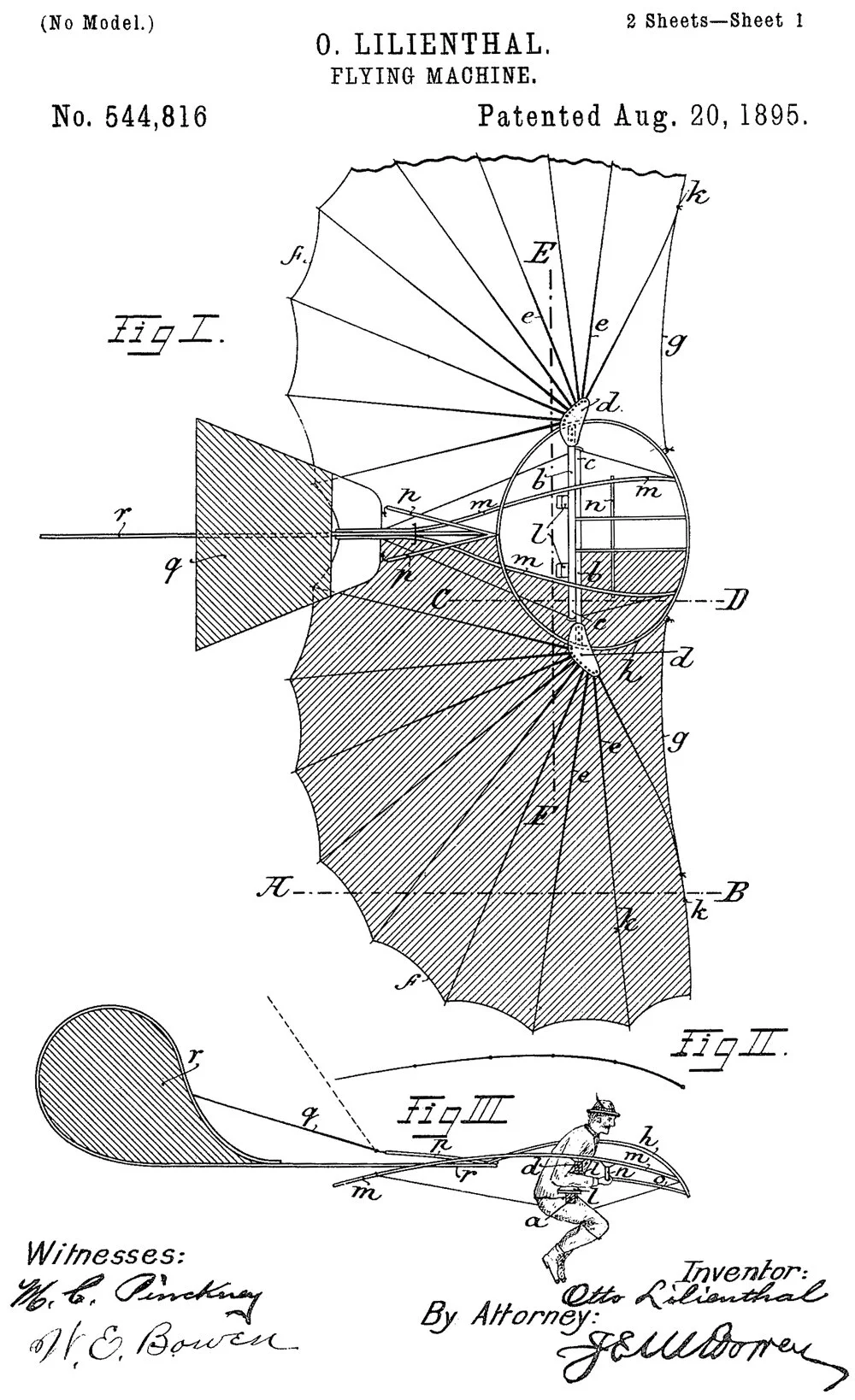 Otto Lilienthal, The 'Flying Man' — On Verticality