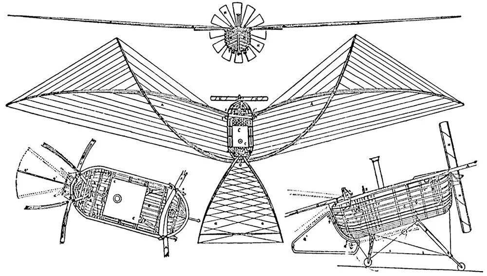 Félix du Temple’s Monoplane — On Verticality