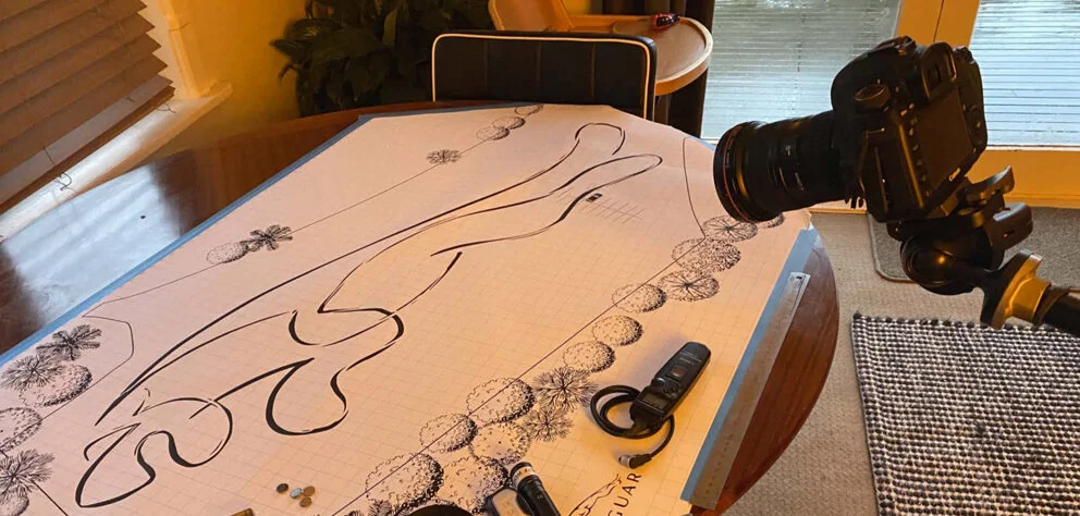 When Greg met Otis and they created Jaguar art — AutoMuse