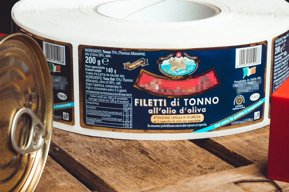 Etichette Alimentari — IMPRIMA Etichette Adesive, etichette 3M, RFID ...
