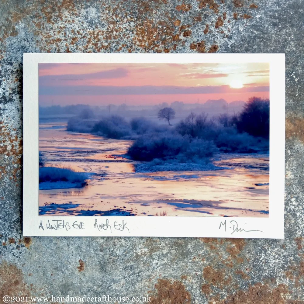 A Winter's Eve, River Esk - Card — Handmade Craft House
