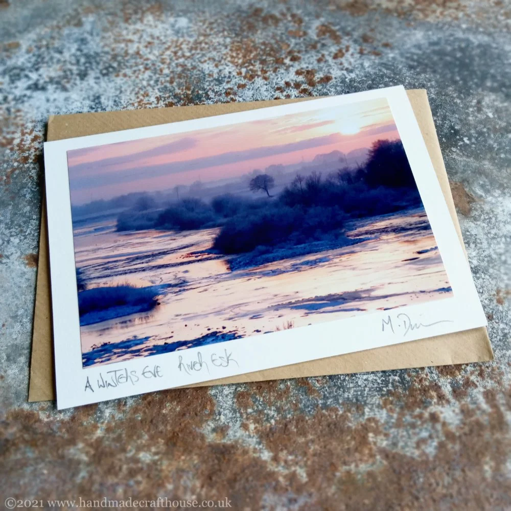A Winter's Eve, River Esk - Card — Handmade Craft House