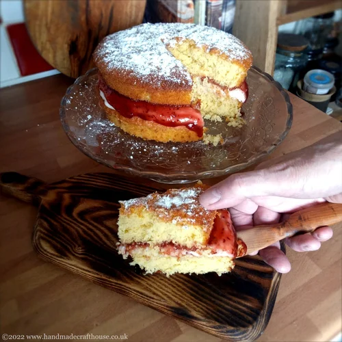Easy Victoria Sponge Recipe — Handmade Craft House