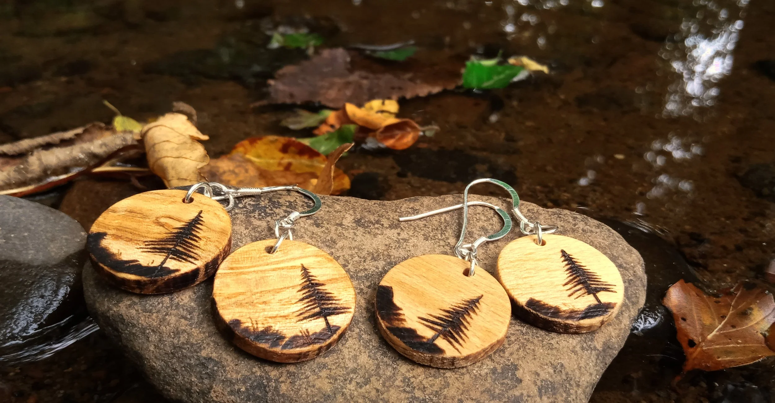 Handmade Wooden Pendants