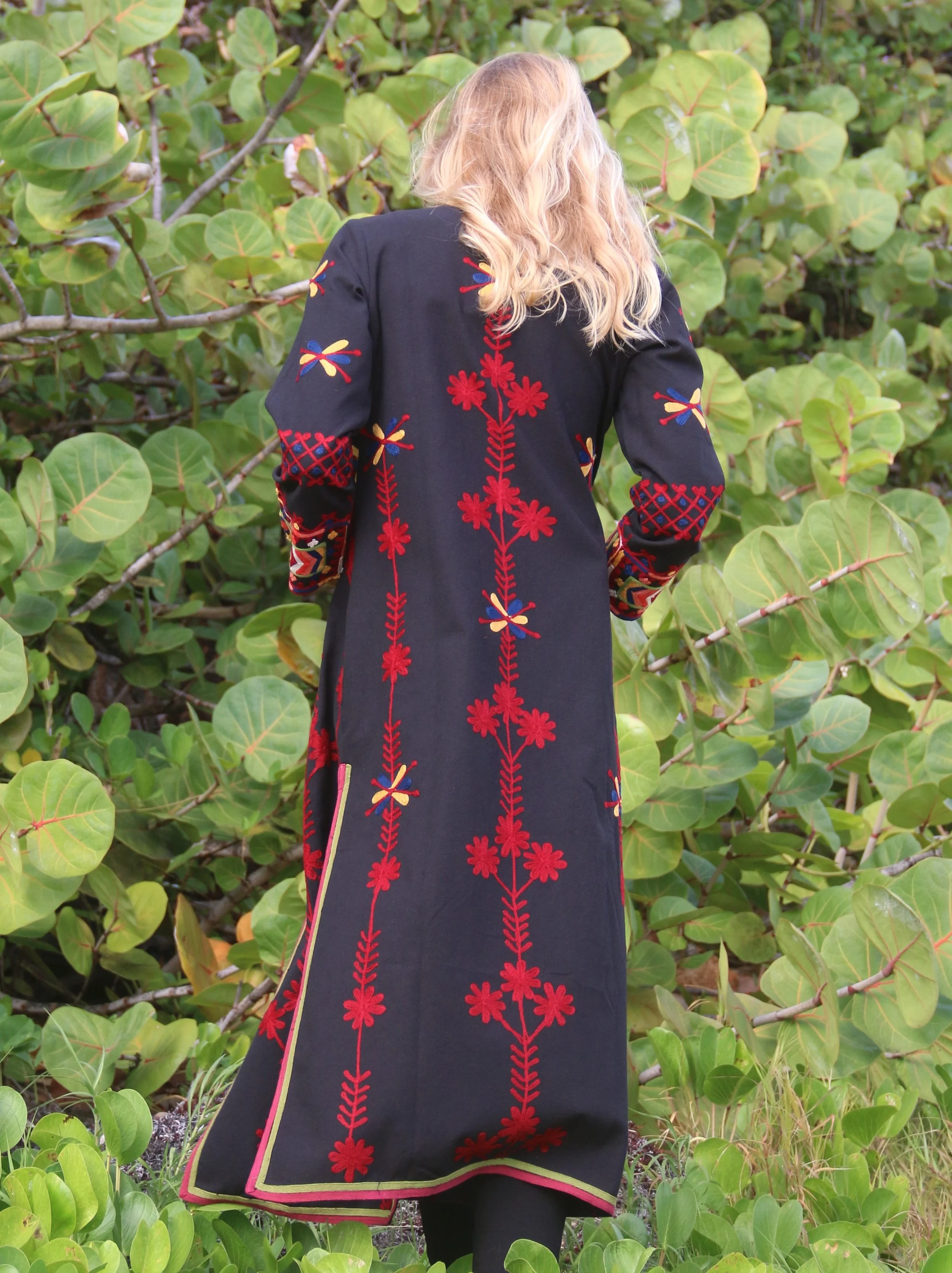 The Ebony Aztec Coat — Antra Designs