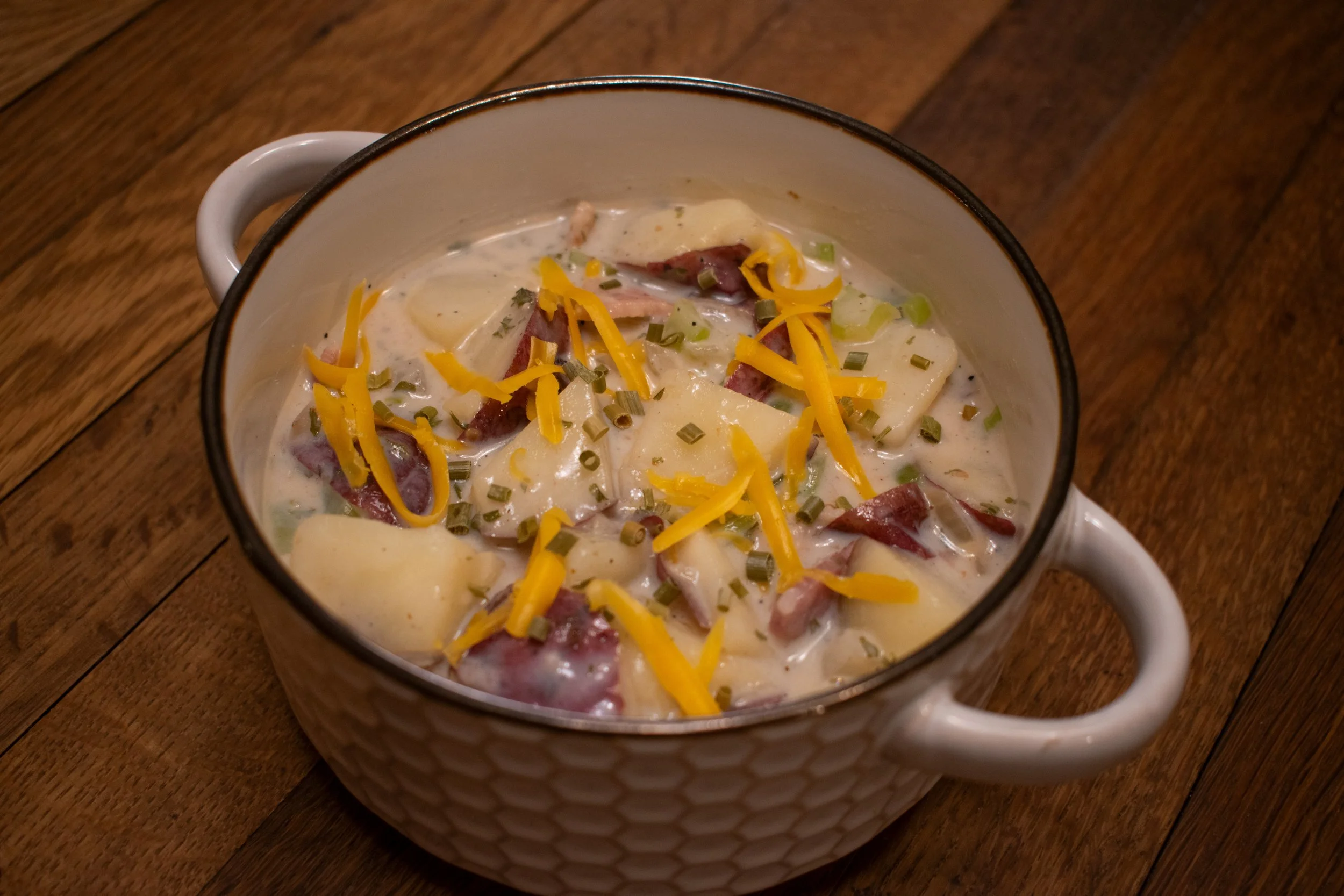 Single Serve Potato Soup — The Hensters Kitchen