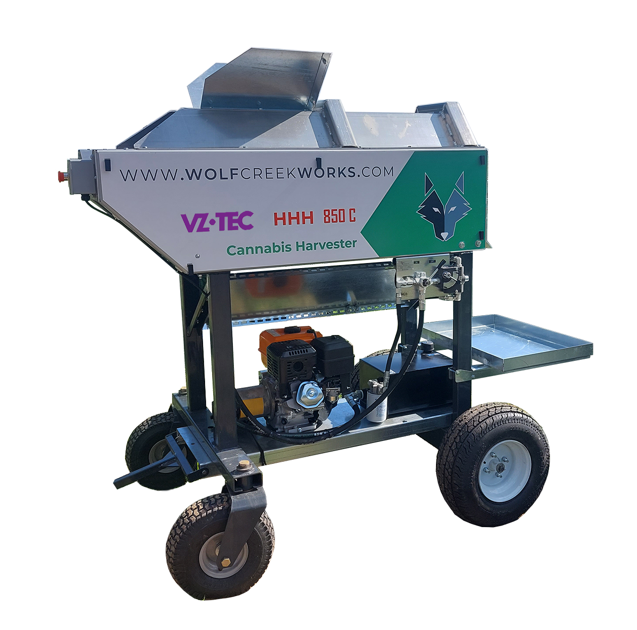 HHH 850s wet bucker | Optimize Harvesting Today — VZ-TEC — Industrial ...