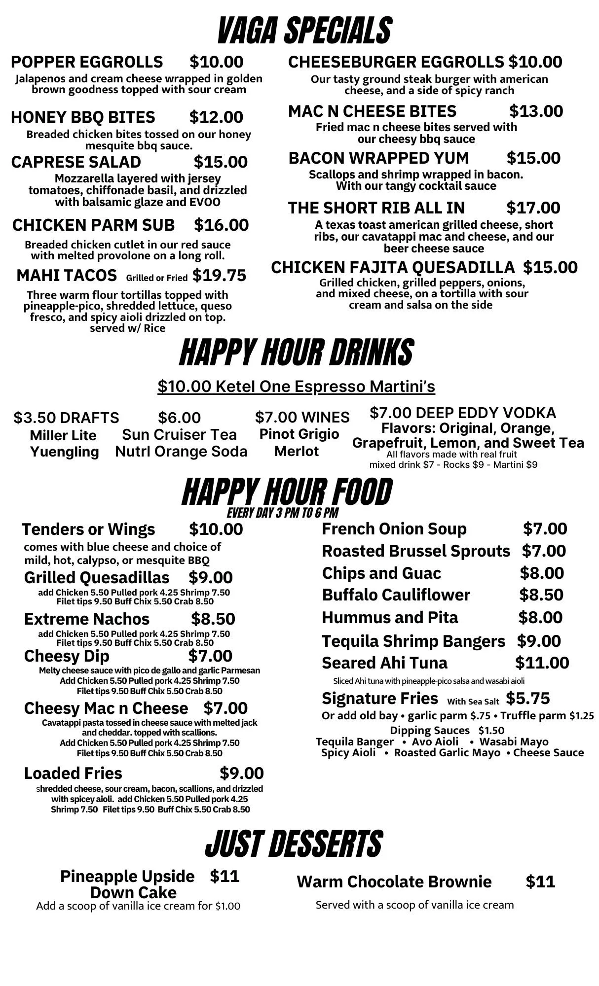 EHT Vagabond Kitchen & Tap House