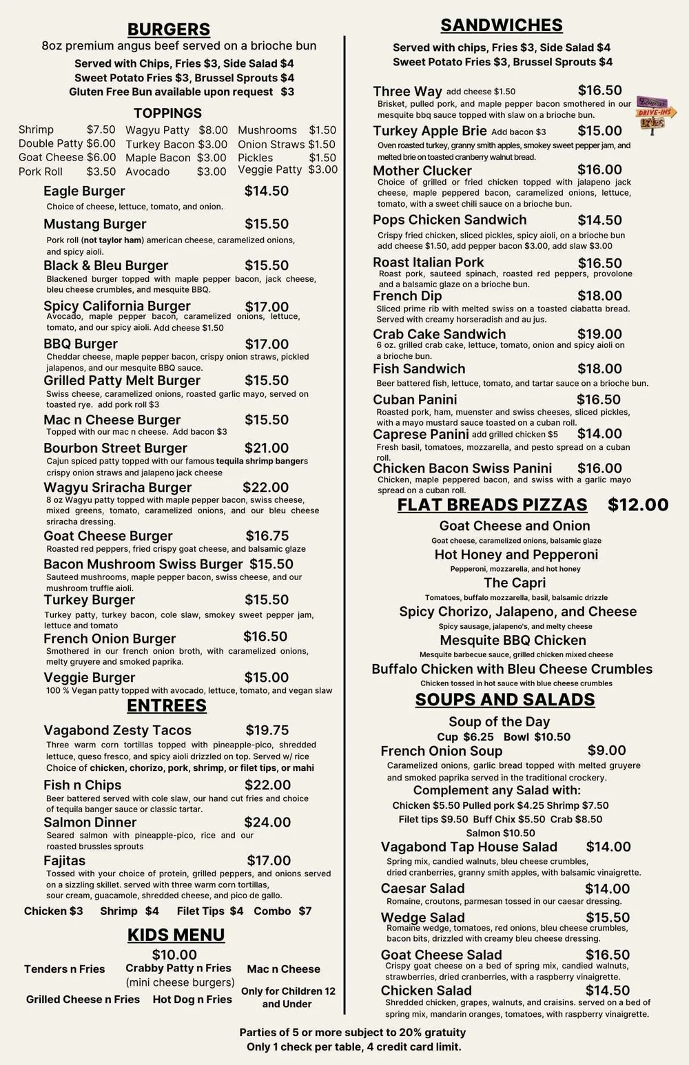 EHT Vagabond Kitchen & Tap House