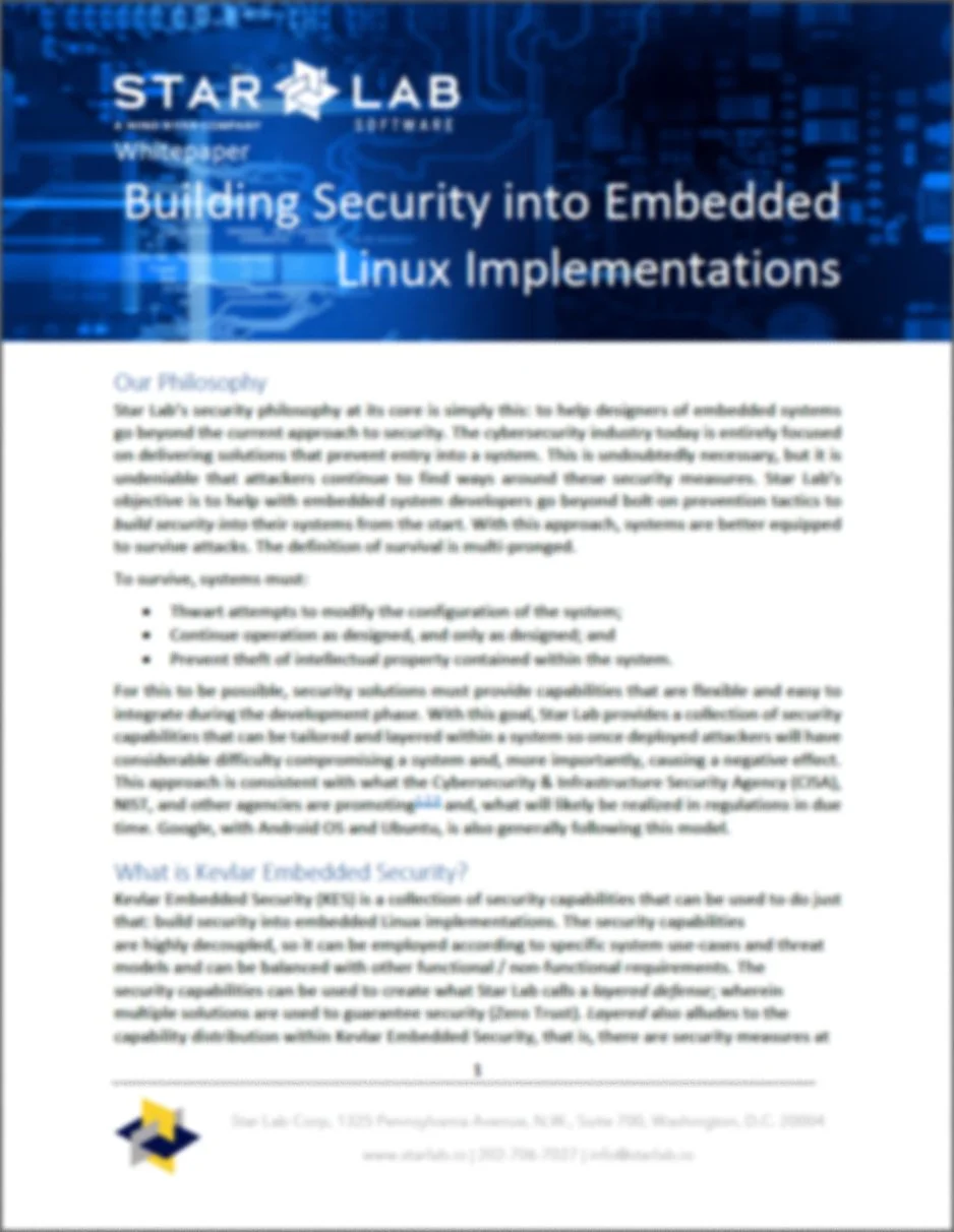A Brief Tour of Linux Security Modules — Star Lab Software