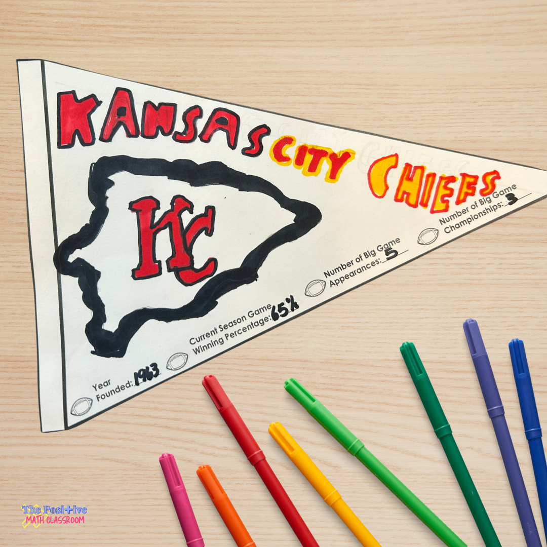 Super Bowl Math Activities — The Positive Math Classroom