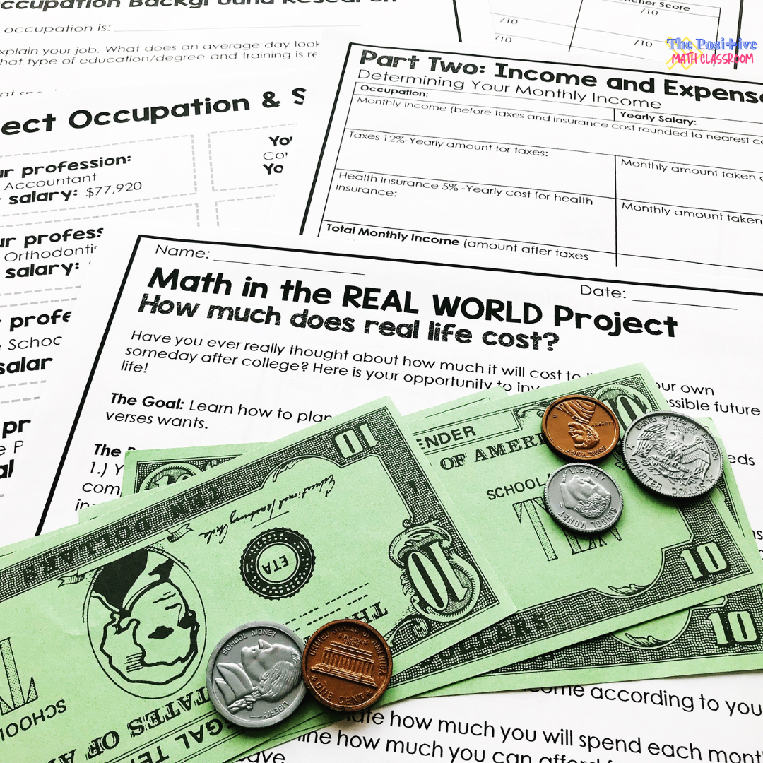 End of the Year Math Projects for Middle School — The Positive Math ...