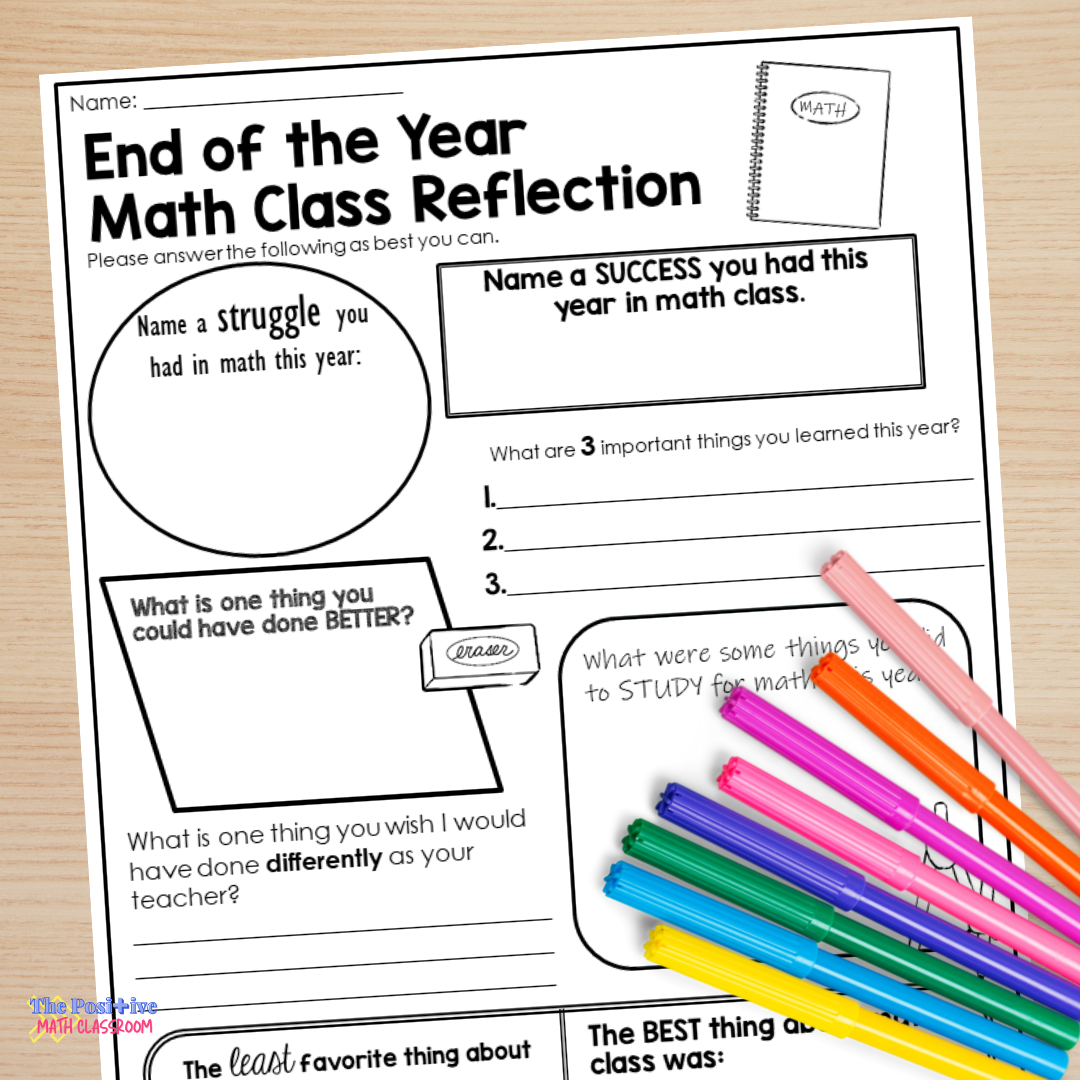 Fun Last Week of Math Class Activities — The Positive Math Classroom