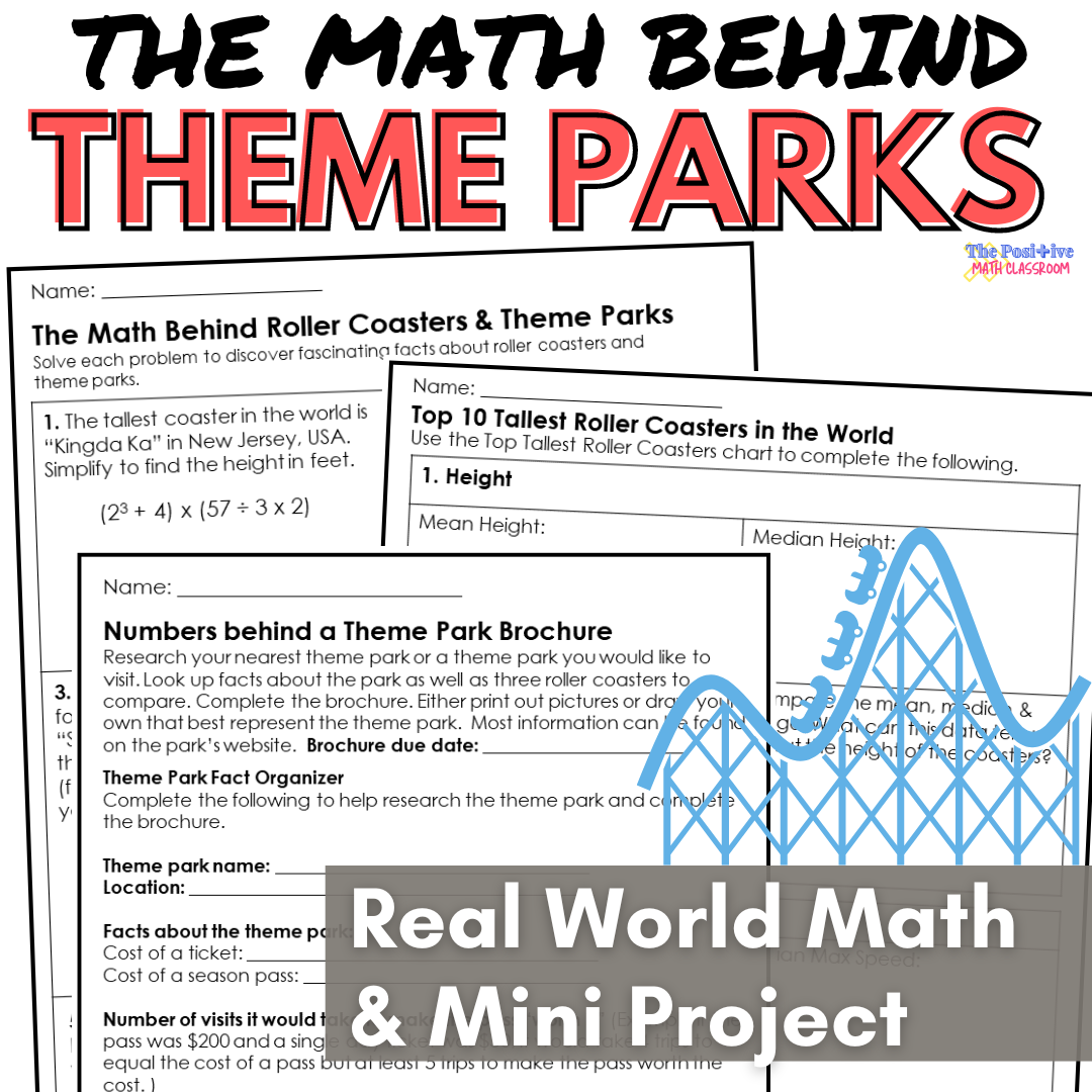 End of the Year Math Projects for Middle School — The Positive Math ...