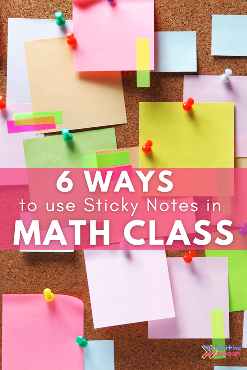 6 Amazing Activities using Sticky Notes in the Middle School Math ...