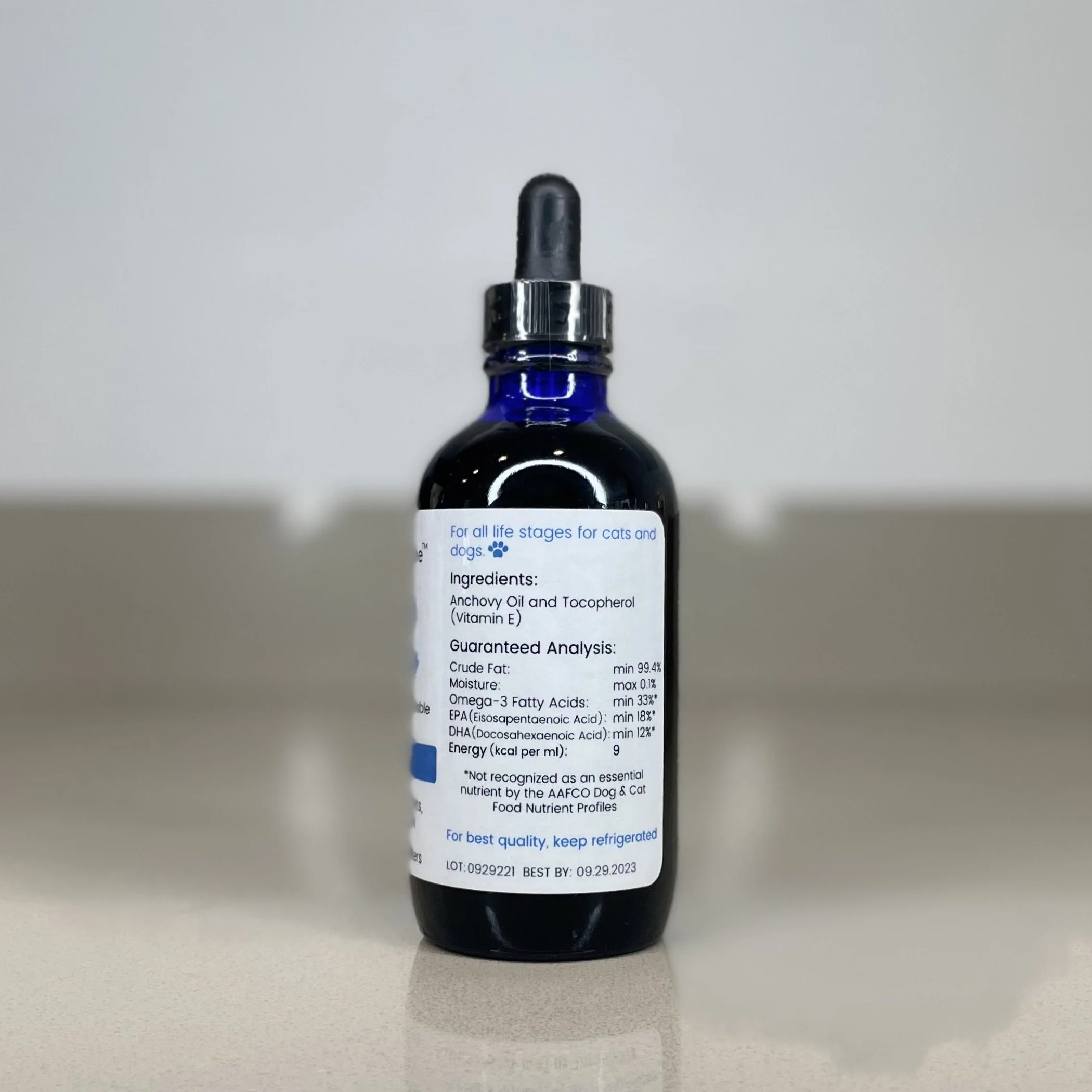 Wild Anchovy Omega-3 Oil for Pets — Superior Feline