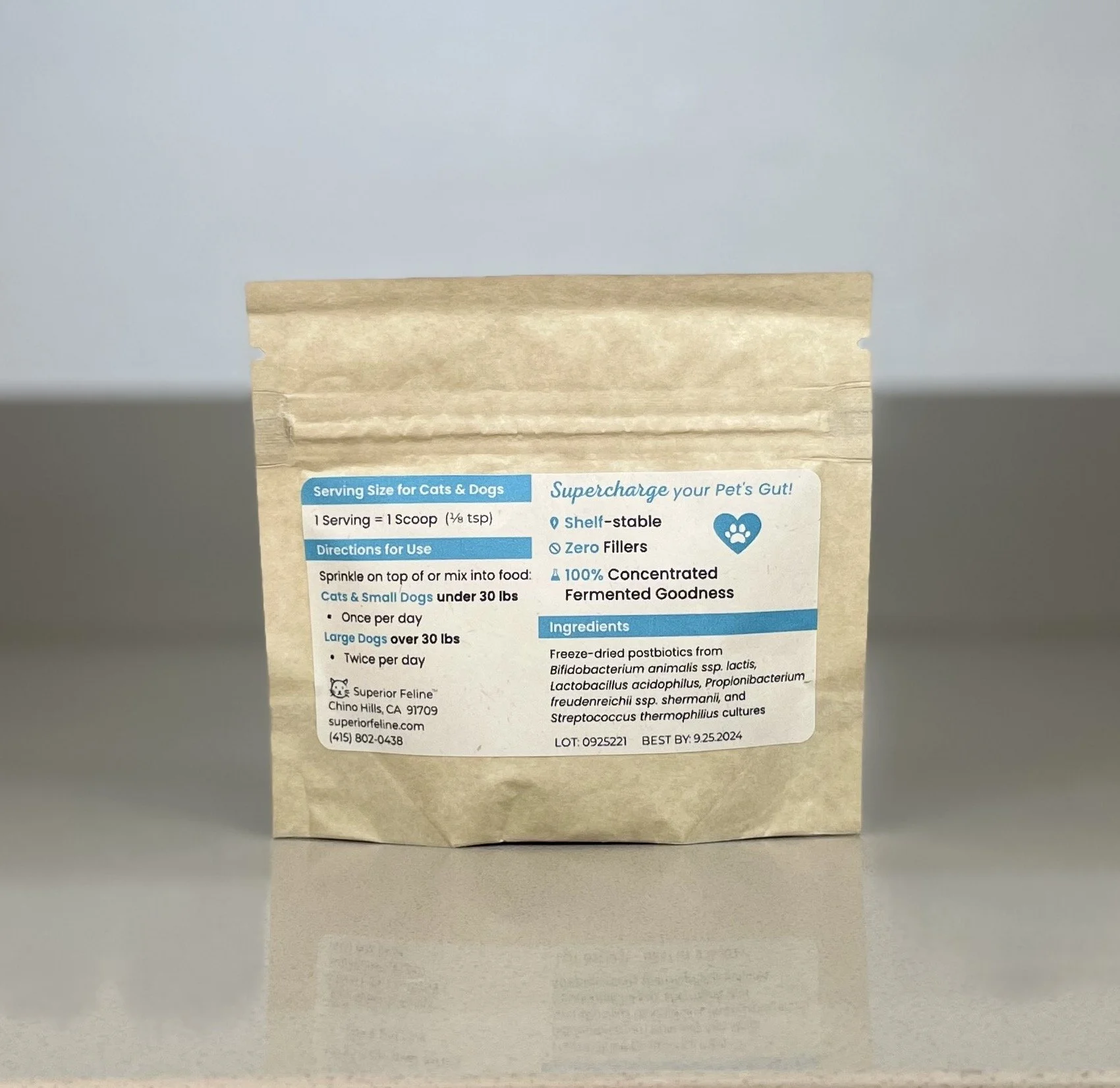 Wild Anchovy Omega-3 Oil for Pets — Superior Feline