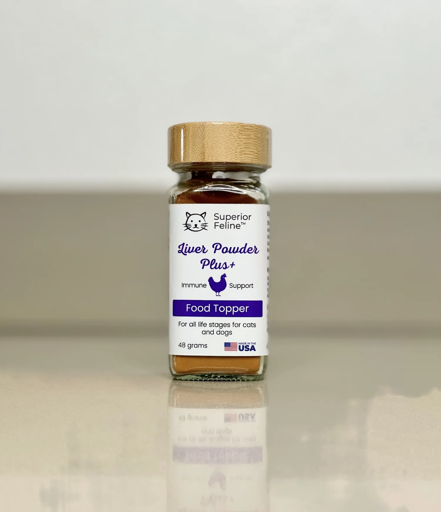 Pork Liver Powder Pet Food Topper — Superior Feline