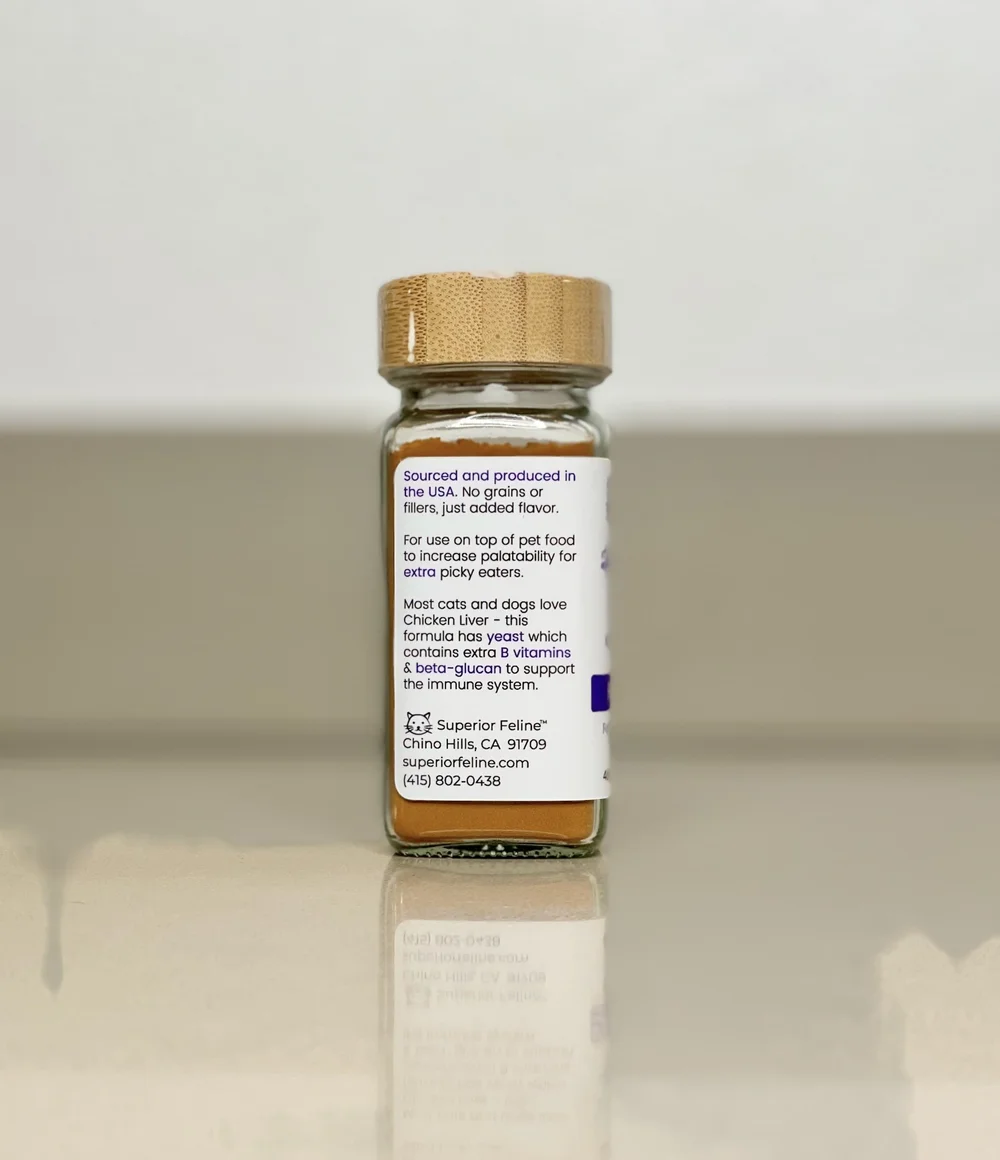 Pork Liver Powder Pet Food Topper — Superior Feline