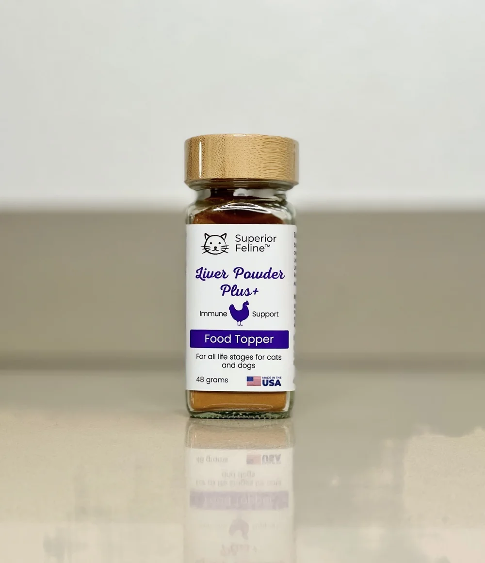 Pork Liver Powder Pet Food Topper — Superior Feline