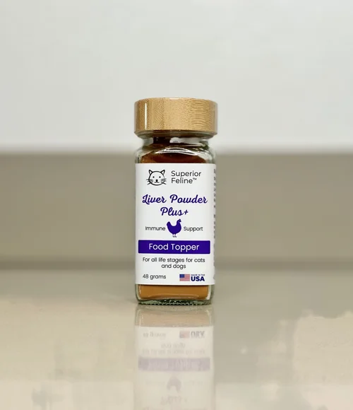 100% Chicken Liver Powder Pet Food Topper — Superior Feline