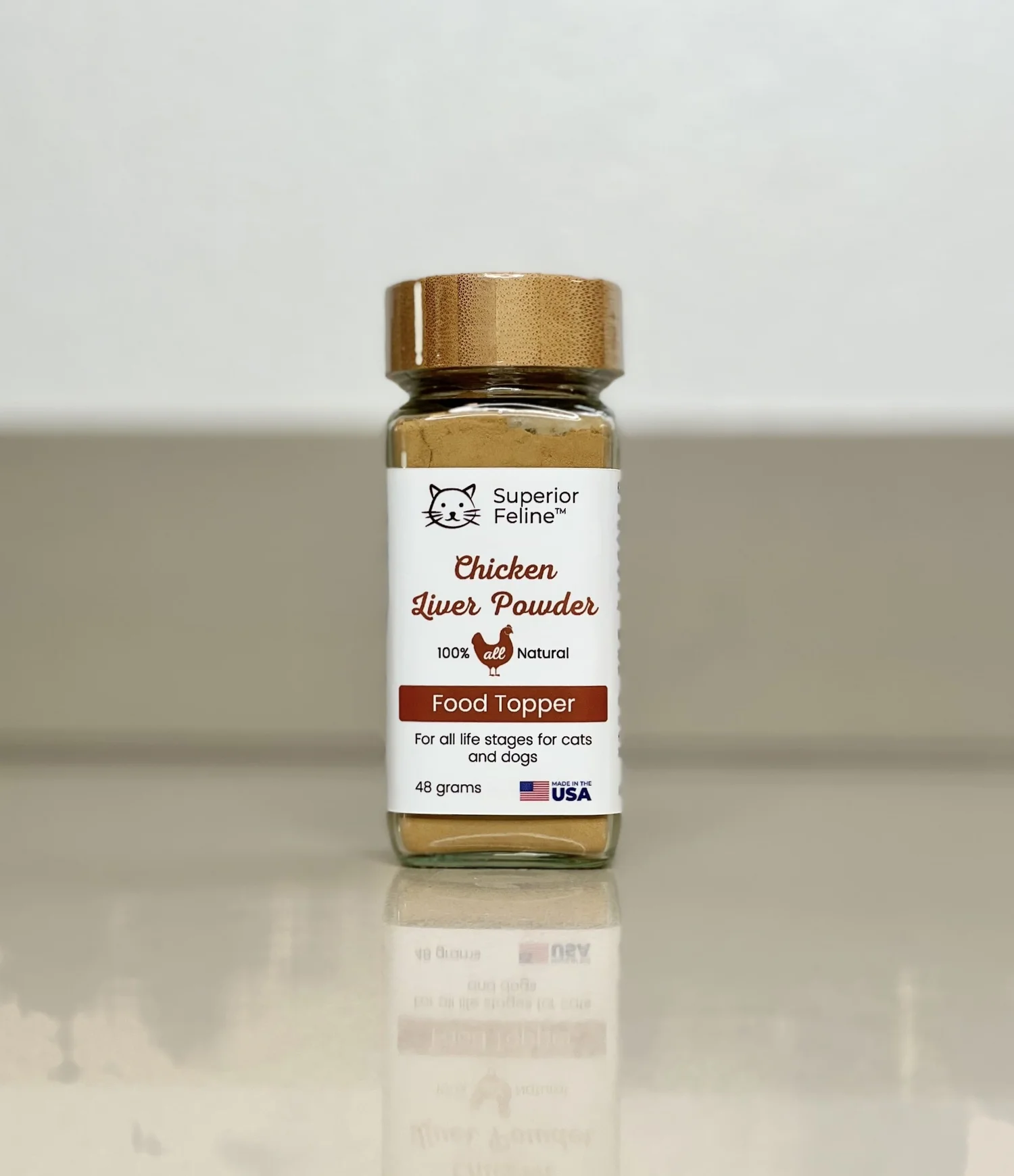 Pork Liver Powder Pet Food Topper — Superior Feline