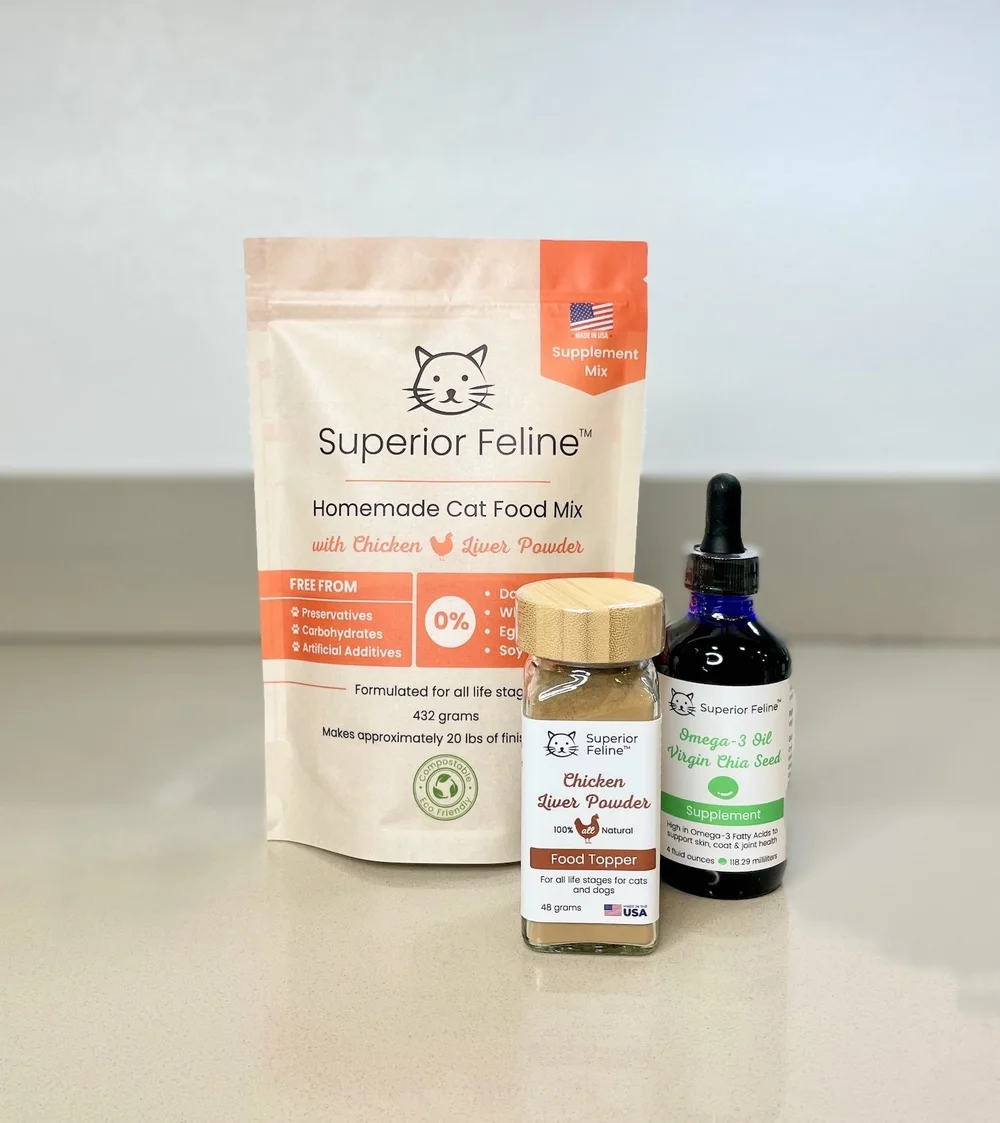 Homemade Cat Food Supplement Mix — Superior Feline
