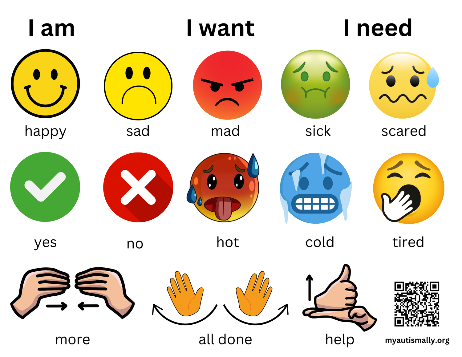 Communication Board — My Autism Ally