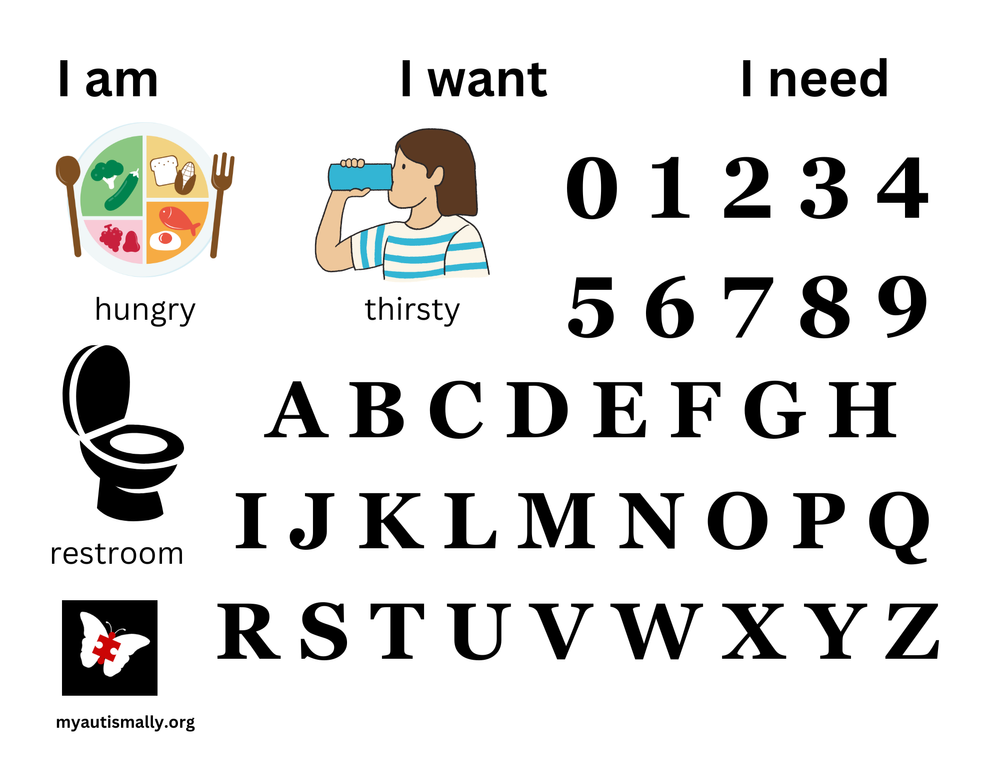 Communication Board — My Autism Ally