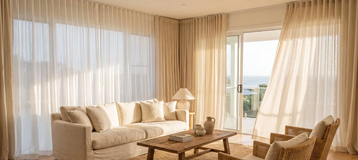 Best Curtain Colours for Coastal Homes | Sunshine Coast Guide