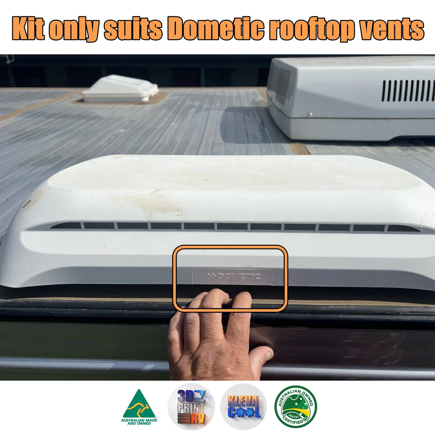 Klevacool™ Fridge Fan Mod Kit for DOMETIC Rooftop Vents — 3DPrintRV
