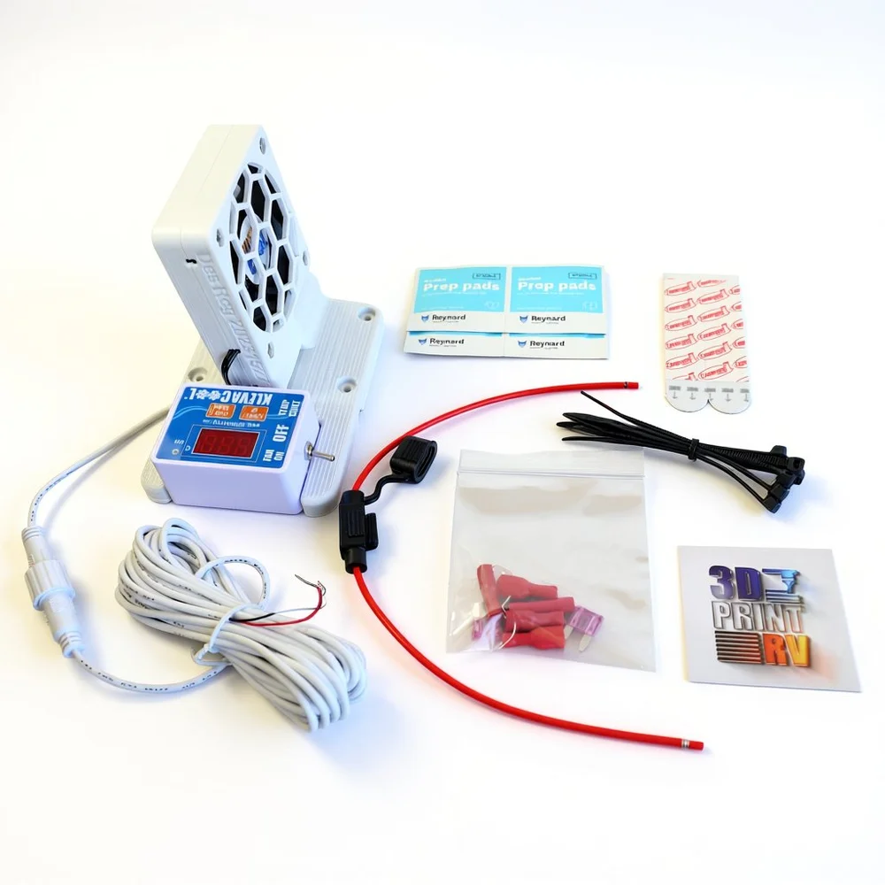 Klevacool™ Caravan Compressor Fridge Adjustable Internal Fan Kit ...