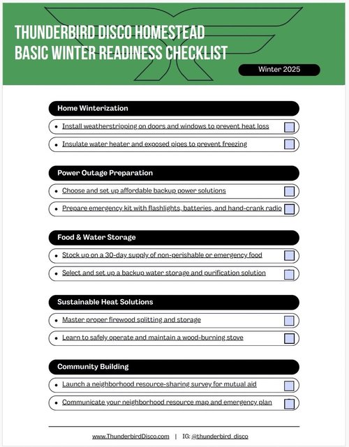 Snowstorm Supplies: Winter Preparedness Checklist for Home ...