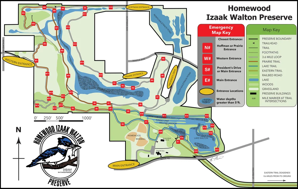 Trail Maps — Homewood Izaak Walton Preserve