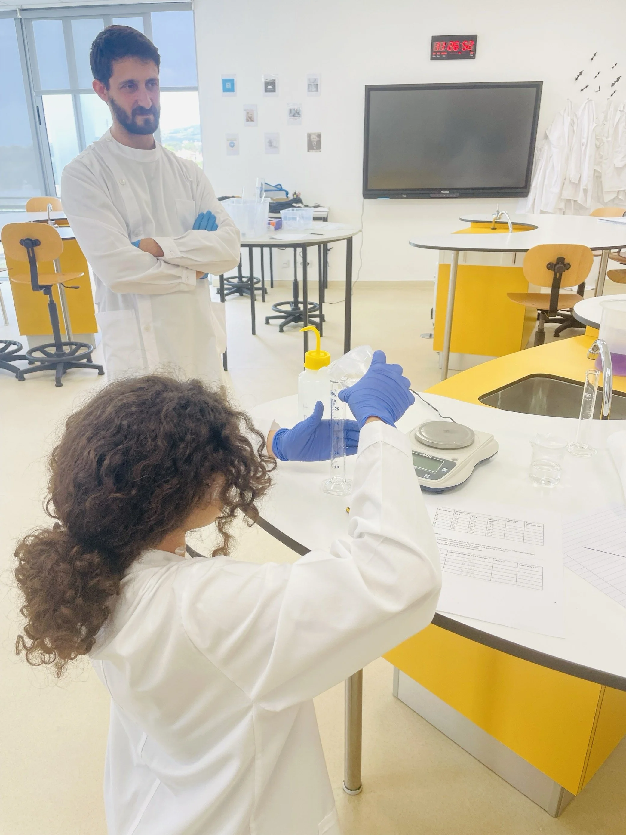 Chemistry A-Level Students Conduct Hands-On Experimental Lab Activity ...
