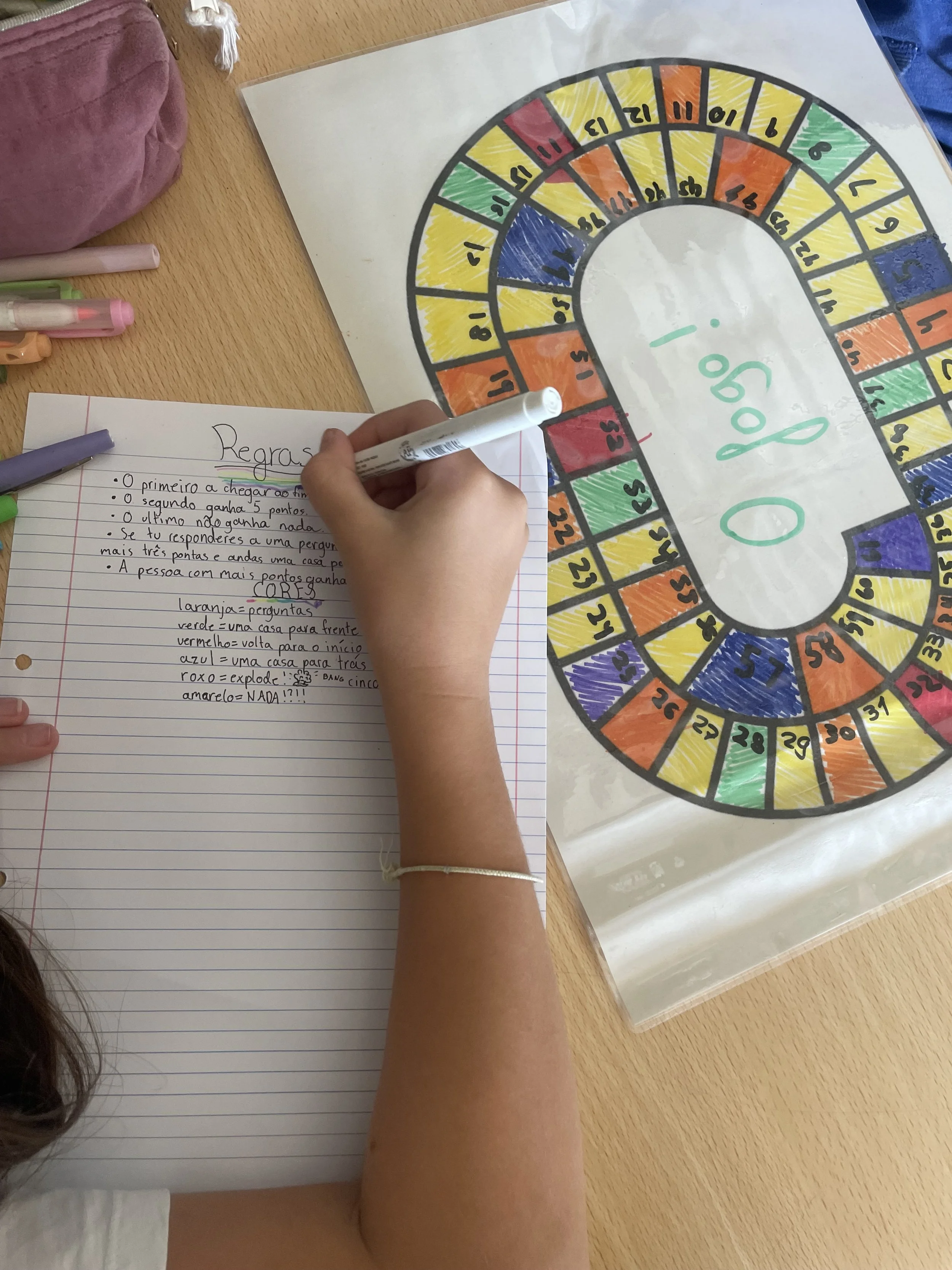 5th Graders Design and Play Their Own Board Game | 5º ano criam e jogam ...