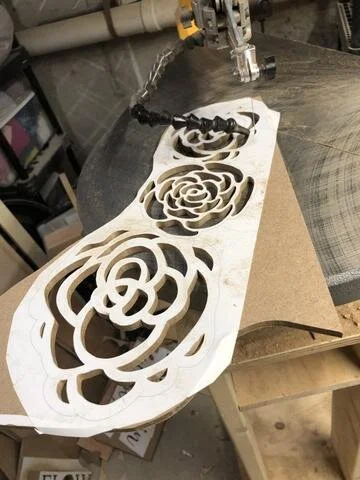 Creating a Layered Sign using a Scroll Saw — Riveted Woodworking & Design