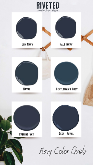 Navy Paint Colors — Riveted Woodworking & Design